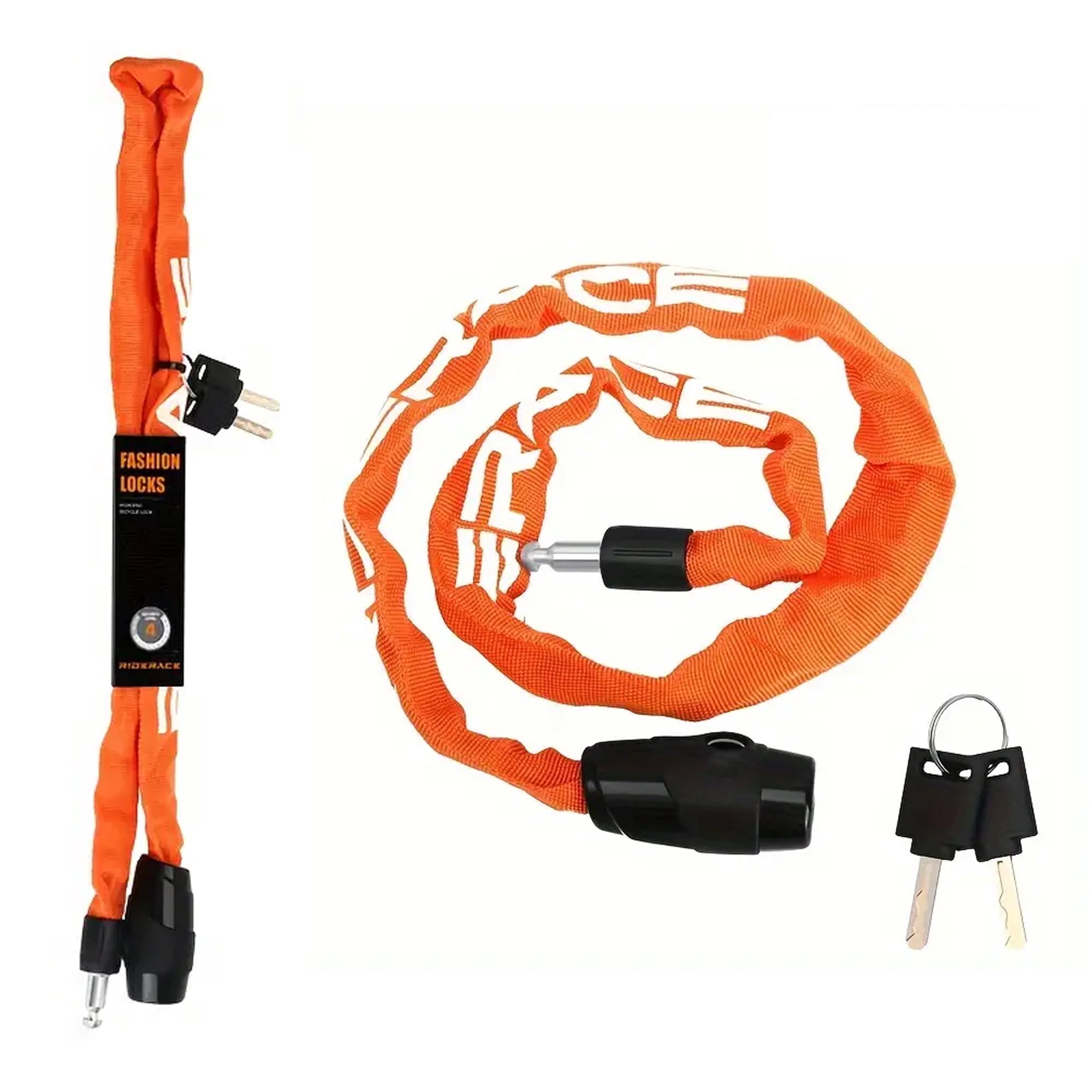 Bicycle Outdoor Chain Lock Mountain Bike Motorcycle Anti-Theft Chain ...