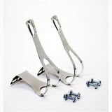 Bicycle Pedal Clips Chrome, 6 x 7 in. - Walmart.com