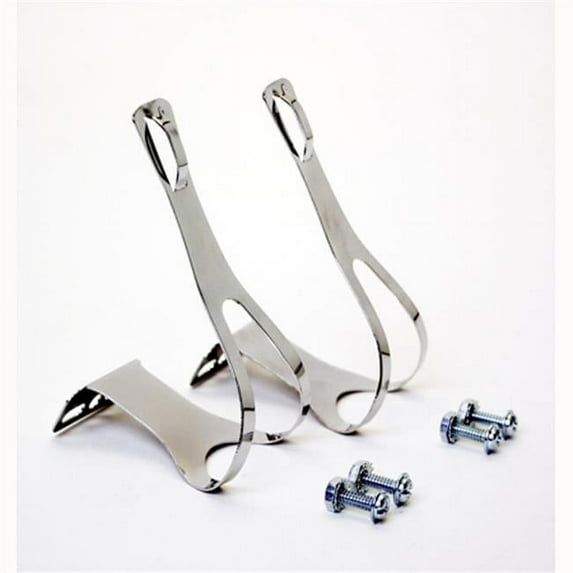 Bicycle Pedal Clips Chrome, 6 x 7 in. - Walmart.com