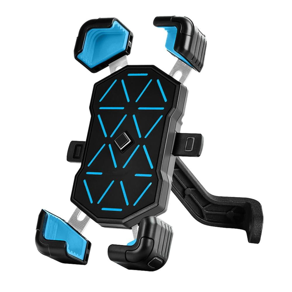 Bicycle Phone Mount | Non-Slip Anti-Shake Auto Locking Phone Bracket ...