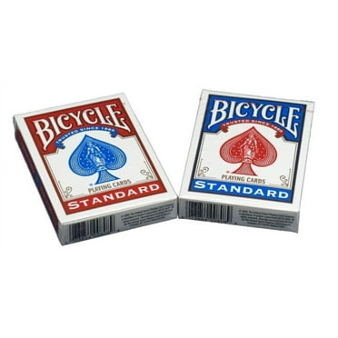 Bicycle Standard Index Playing Cards Poker Size (6-Pack) -Colors Vary ...