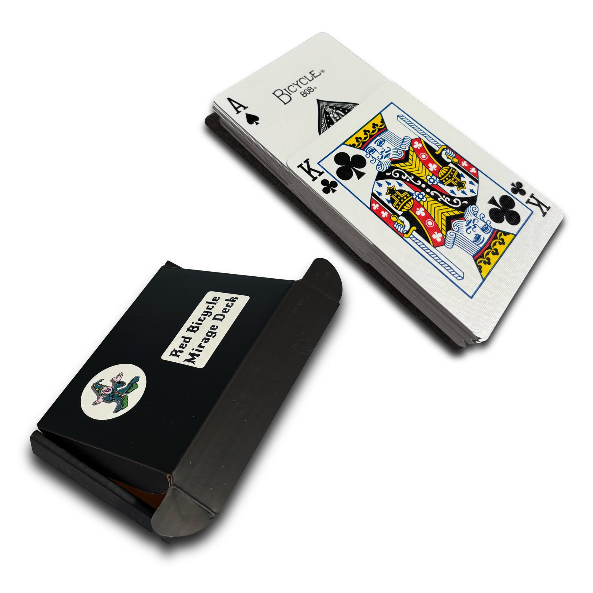 Ted's Sterling Magic Bicycle Precision Cut Mirage Deck, Red 3 of Spades ...