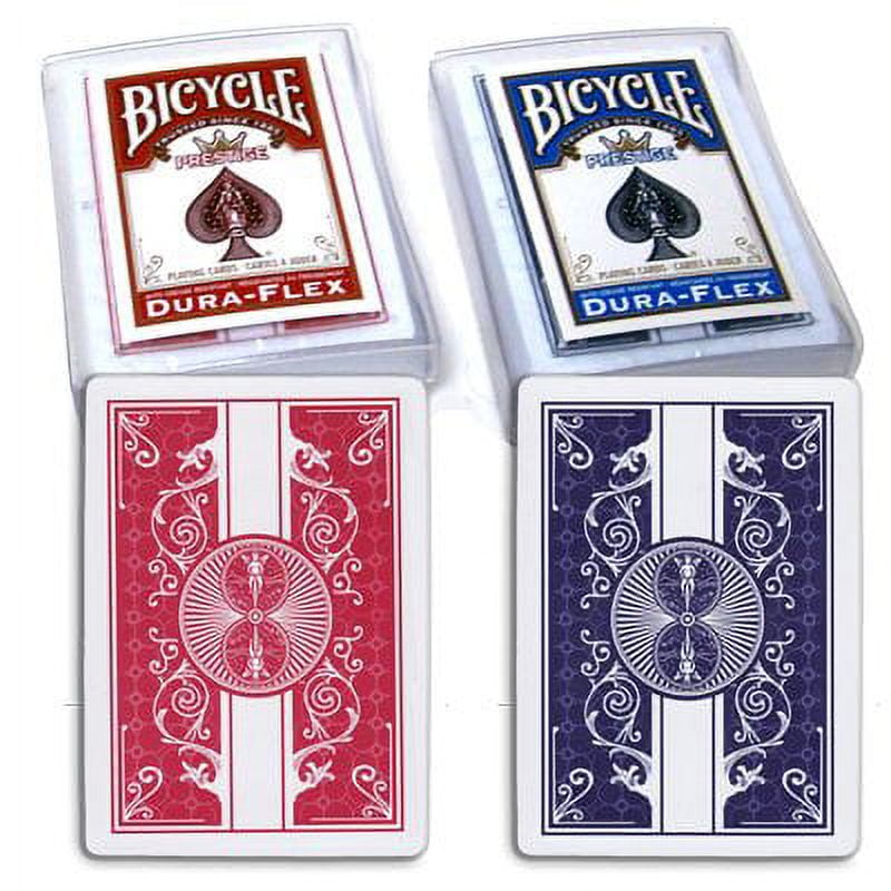 Bicycle Prestige Rider Back Plastic Dura-Flex Playing Cards - Set of 2 ...