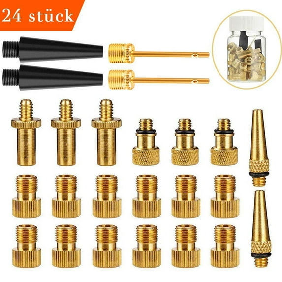 Bicycle Pump Nozzle Adapters Under $5! Yannianjz Bicycle Air Passage ...
