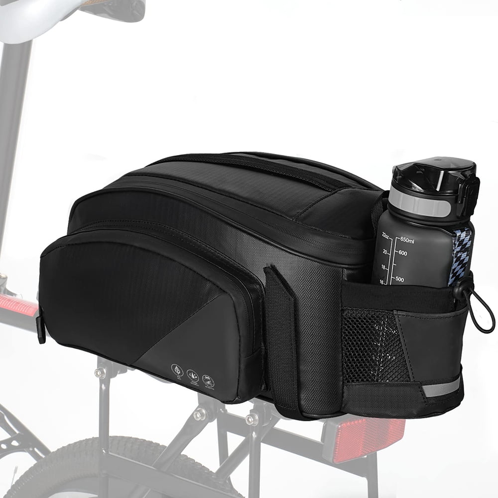 Bicycle Rear Rack Bag with Multifunctional Waterproof Design, Equipped ...