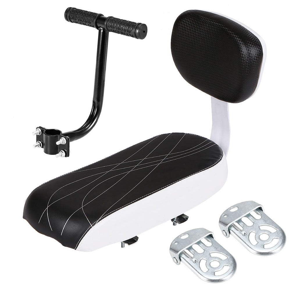 Bicycle Rear Saddle Bicycleseat With Back Rest With Handle And Pedals ...