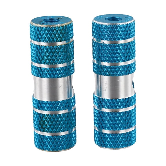 Bicycle Rear Stunt Pegs 2 Pairs Aluminum Alloy 70mm Length 9mm Inner ...