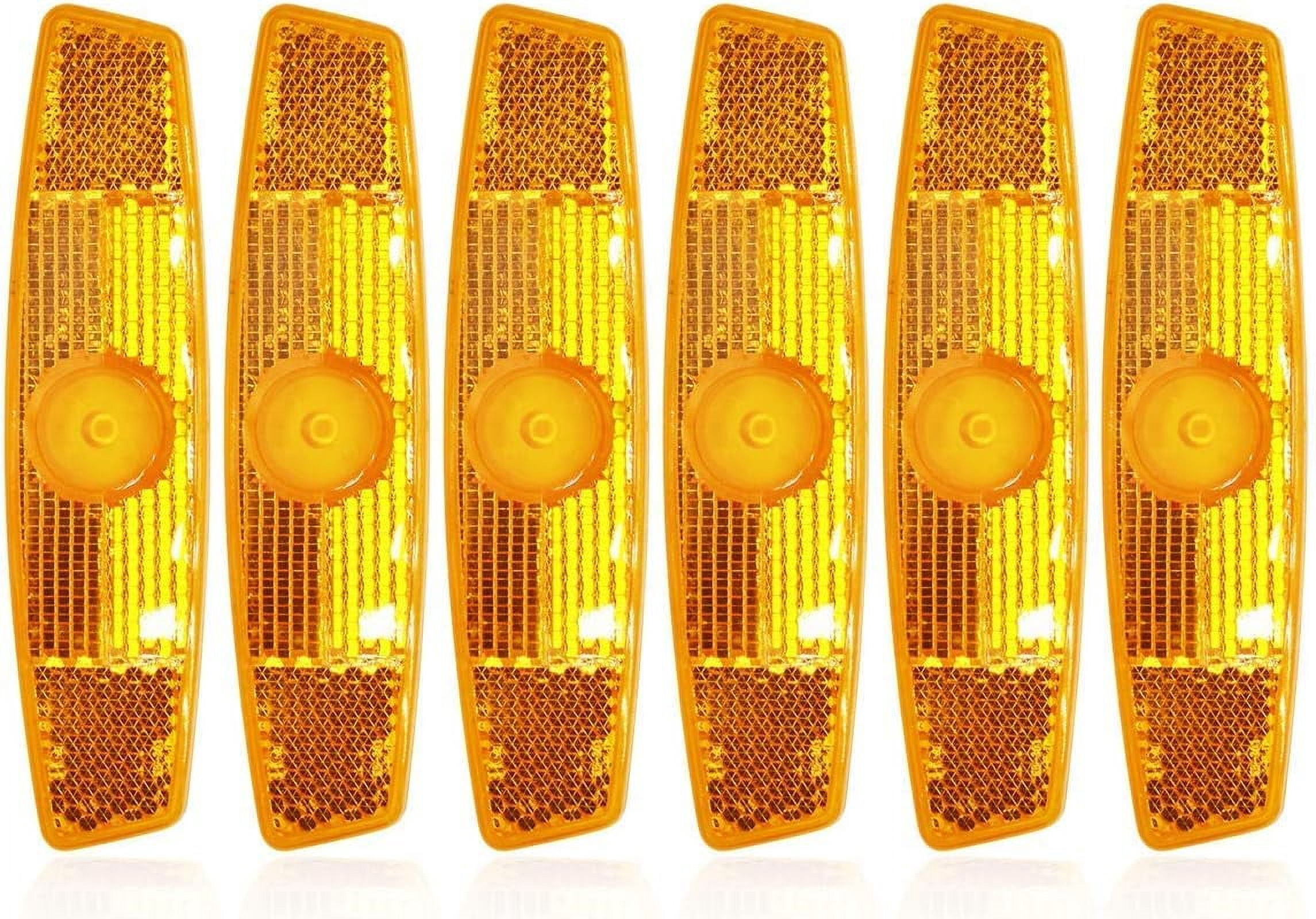 Bicycle Reflectors Set-6Pcs Bicycle Wheel Reflector Safety Spoke ...