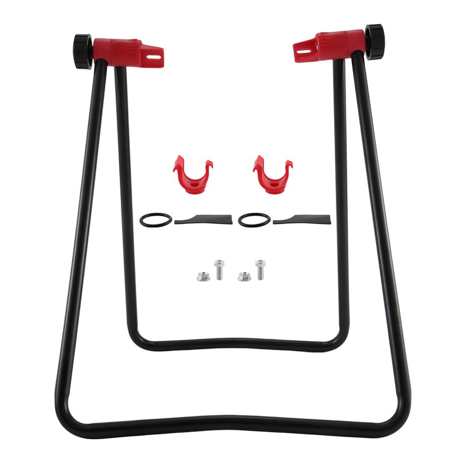 Bicycle Repair Stand Wheel Kick Holder Carrier Centering Tools Bracket ...