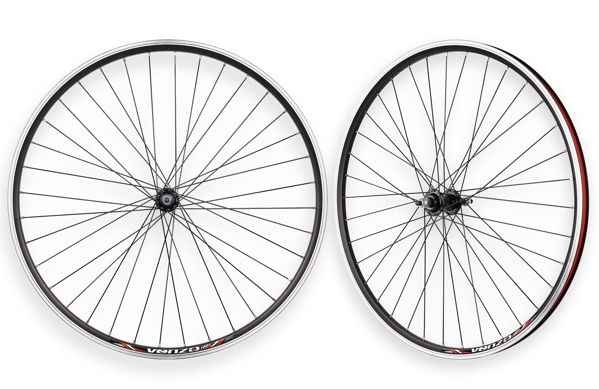 Bicycle Road Bike 700c Rims MTB Wheelset Front & Rear Wheelset Bolt-on ...