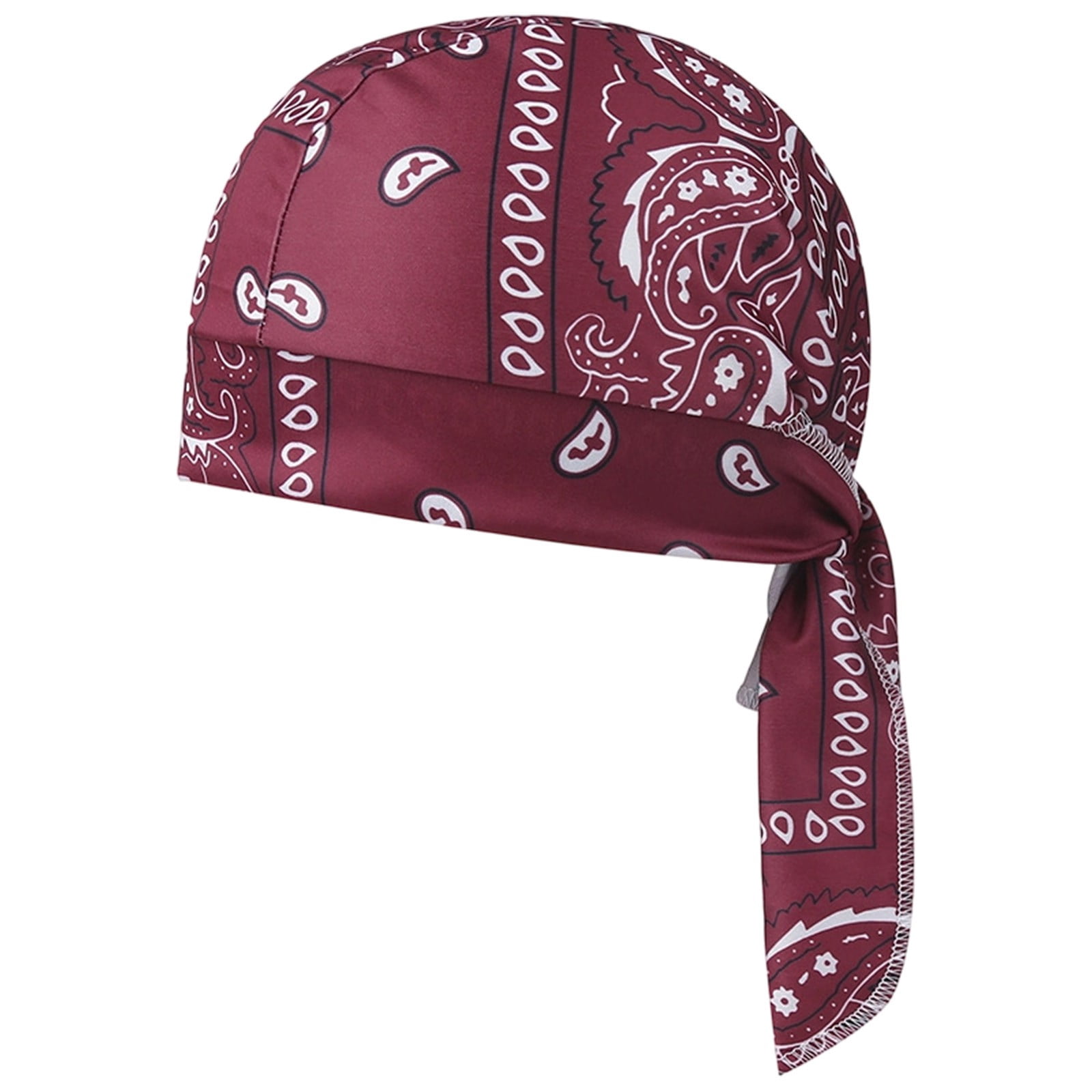 Bicycle Skull Caps, Liner Beanie Head Wrap Cycling Running Hat Paisley ...