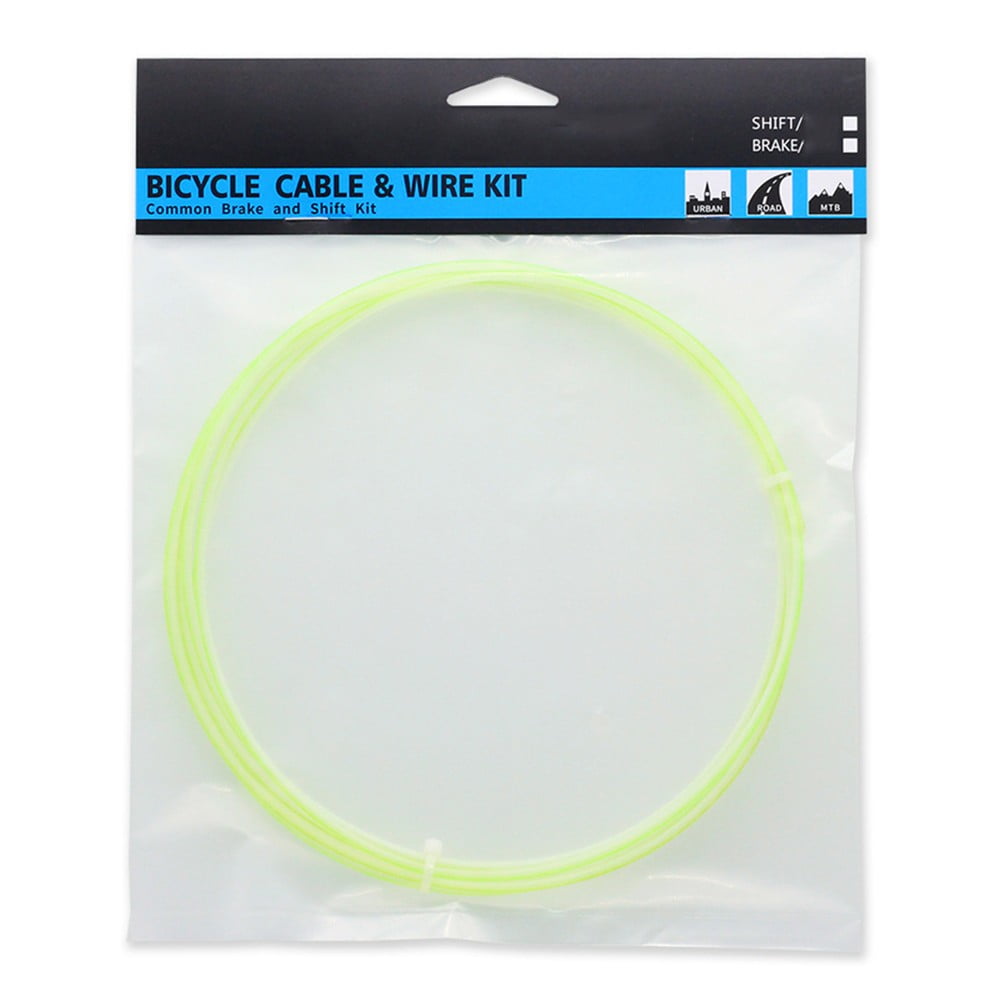 Bicycle Slick Lube Liner (Front + Rear) Tube Brake Inner Cable Guide ...
