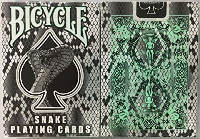 Bicycle Snake Deck Playing Cards - Cobra Snake Skin Back Design ...
