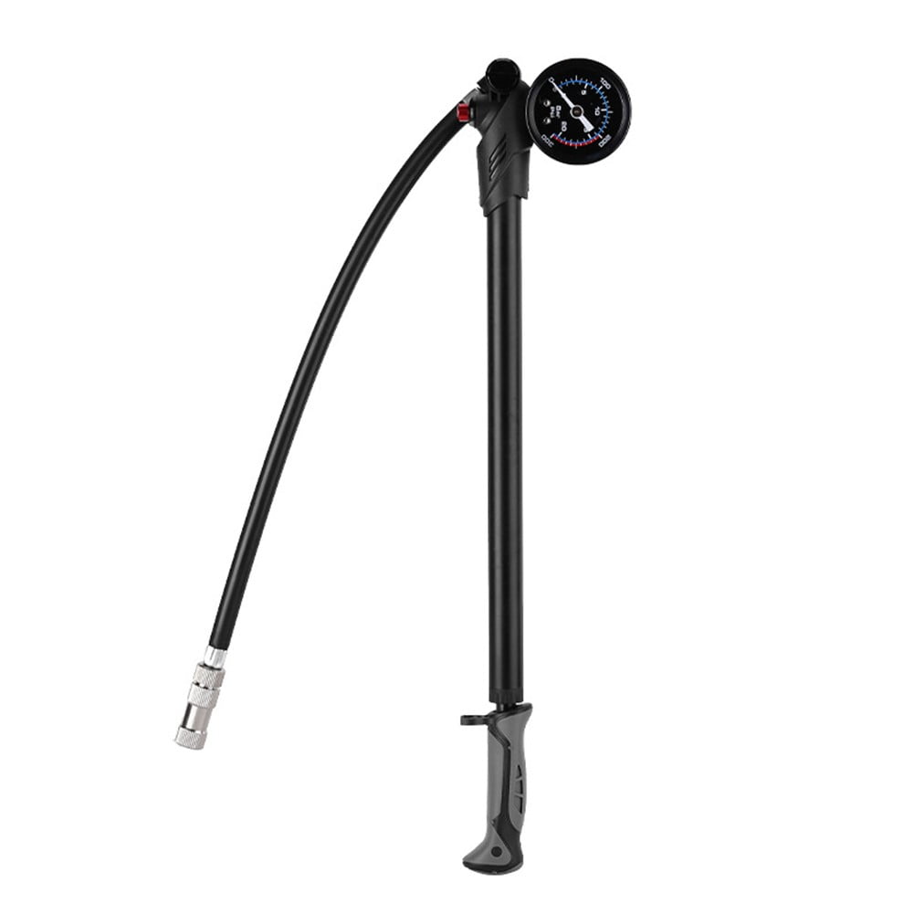 Bicycle Suspension Air Pump with Pressure Gauge 300Psi Bike Front Fork ...