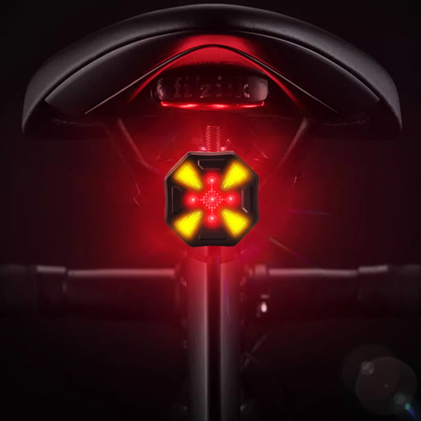 Bicycle Tail Light | LED Cycling Rear Safety Light | 3 Modes Flickering ...