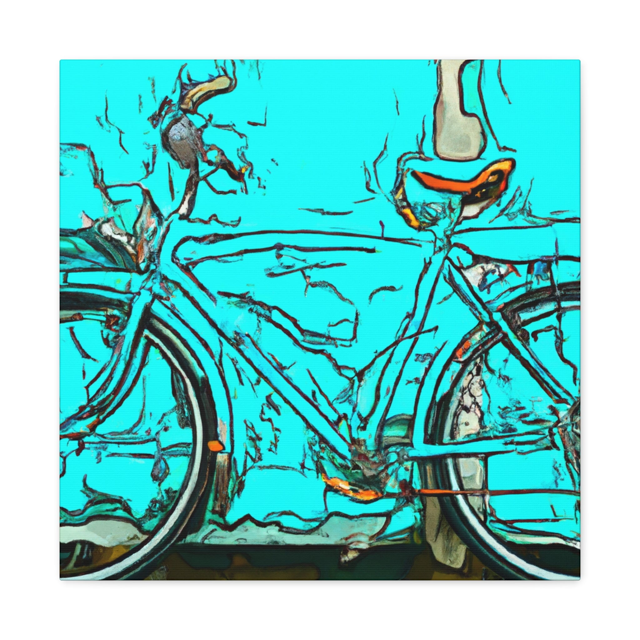 "Bicycle Through Nature's Beauty" - Canvas - Walmart.com