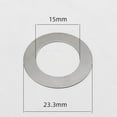 Bicycle Thru Axle Washer X3/7.5Mm M15X0.2/5Mm Hubs Axle Flat/Conical ...