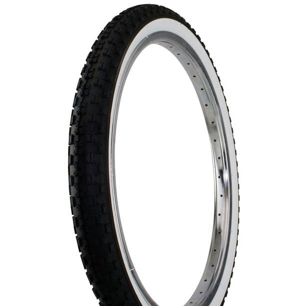 PRO+ Comp3 Thread Bicycle Tire 20" x 2.125", Black and White - Walmart.com
