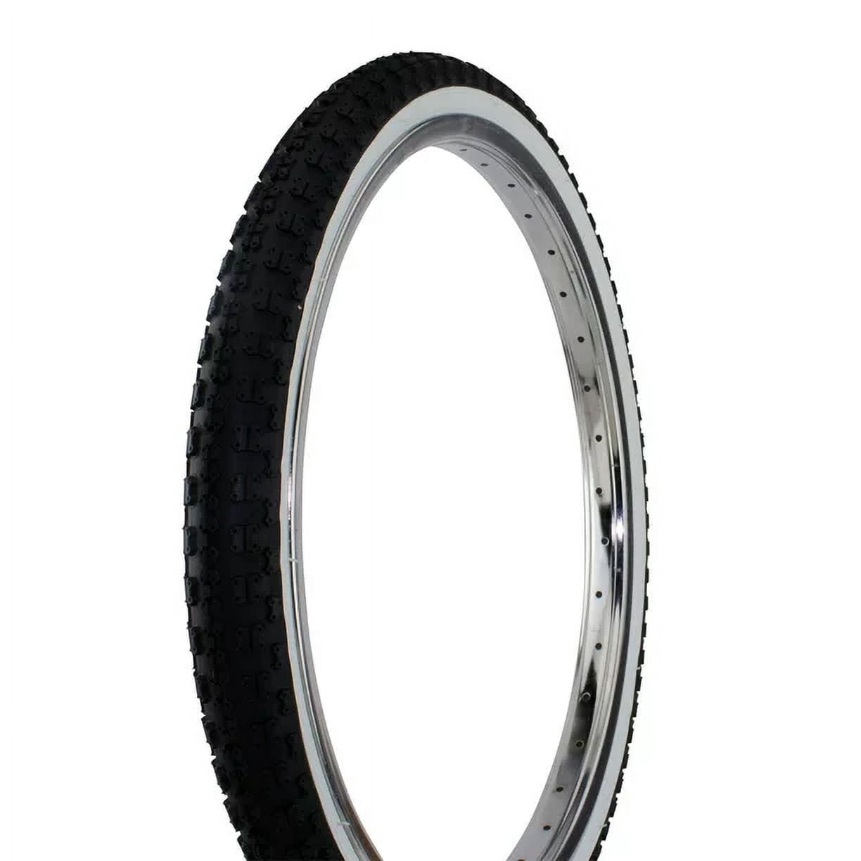 Bicycle Tire Wanda 20" x 1.75" Comp3 Thread. bike tire, Black/White ...