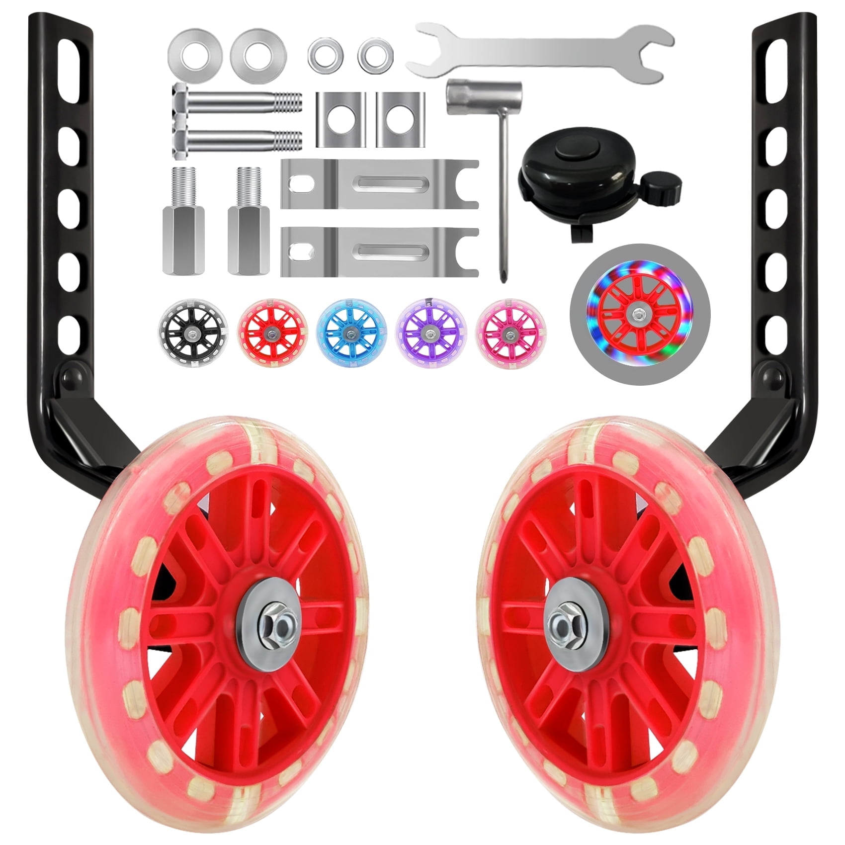 Bicycle Training Flash Wheels, Children's Bike Stabilizers Support ...