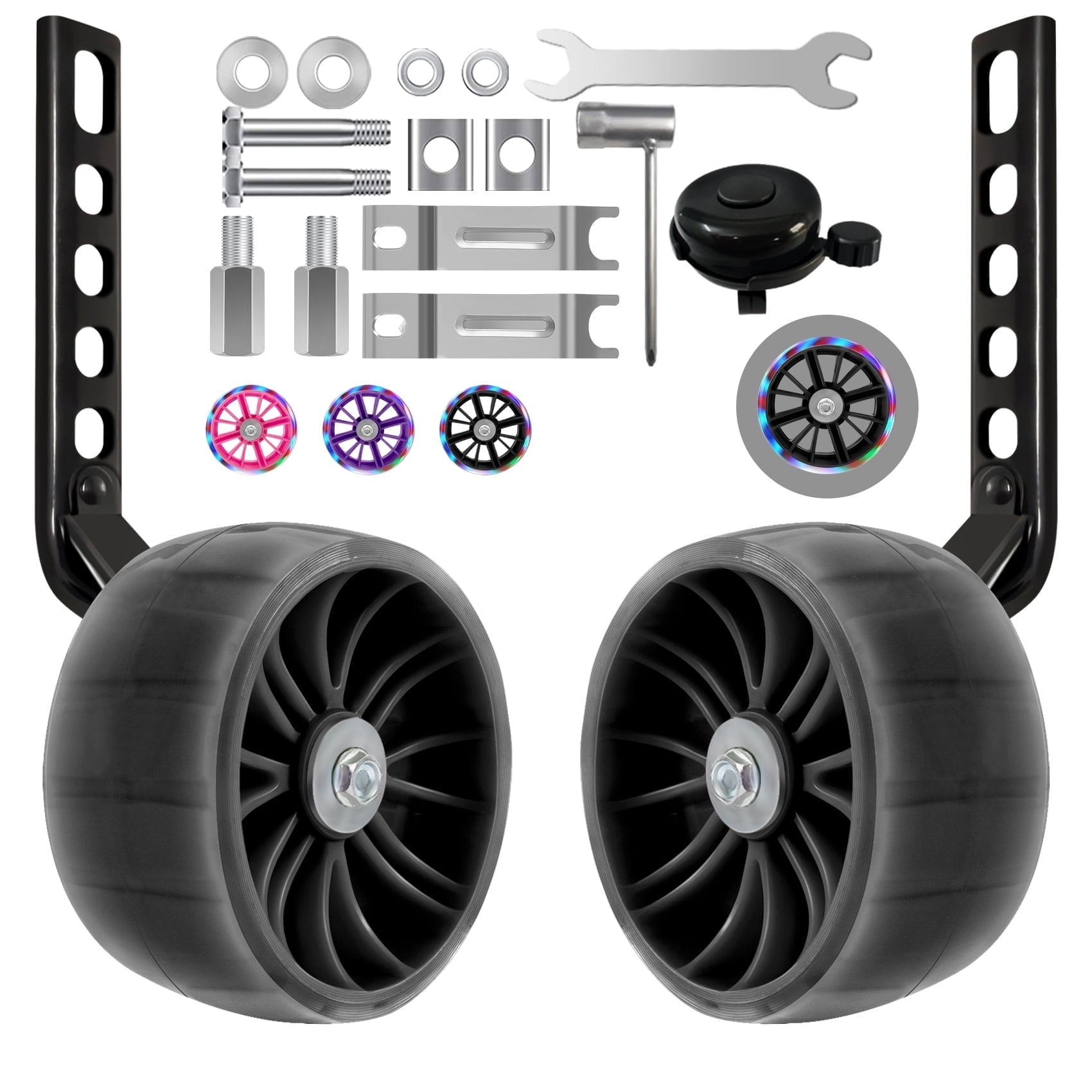 Bicycle Training Flash Wheels, Children's Bike Stabilizers Support ...