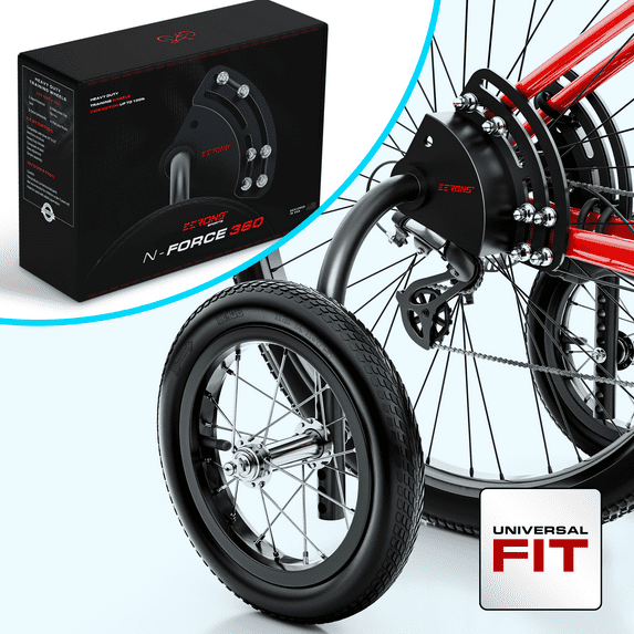 Bicycle Training Wheels - NFORCE-360- Bicycle Stabilizer for Adult 20 ...