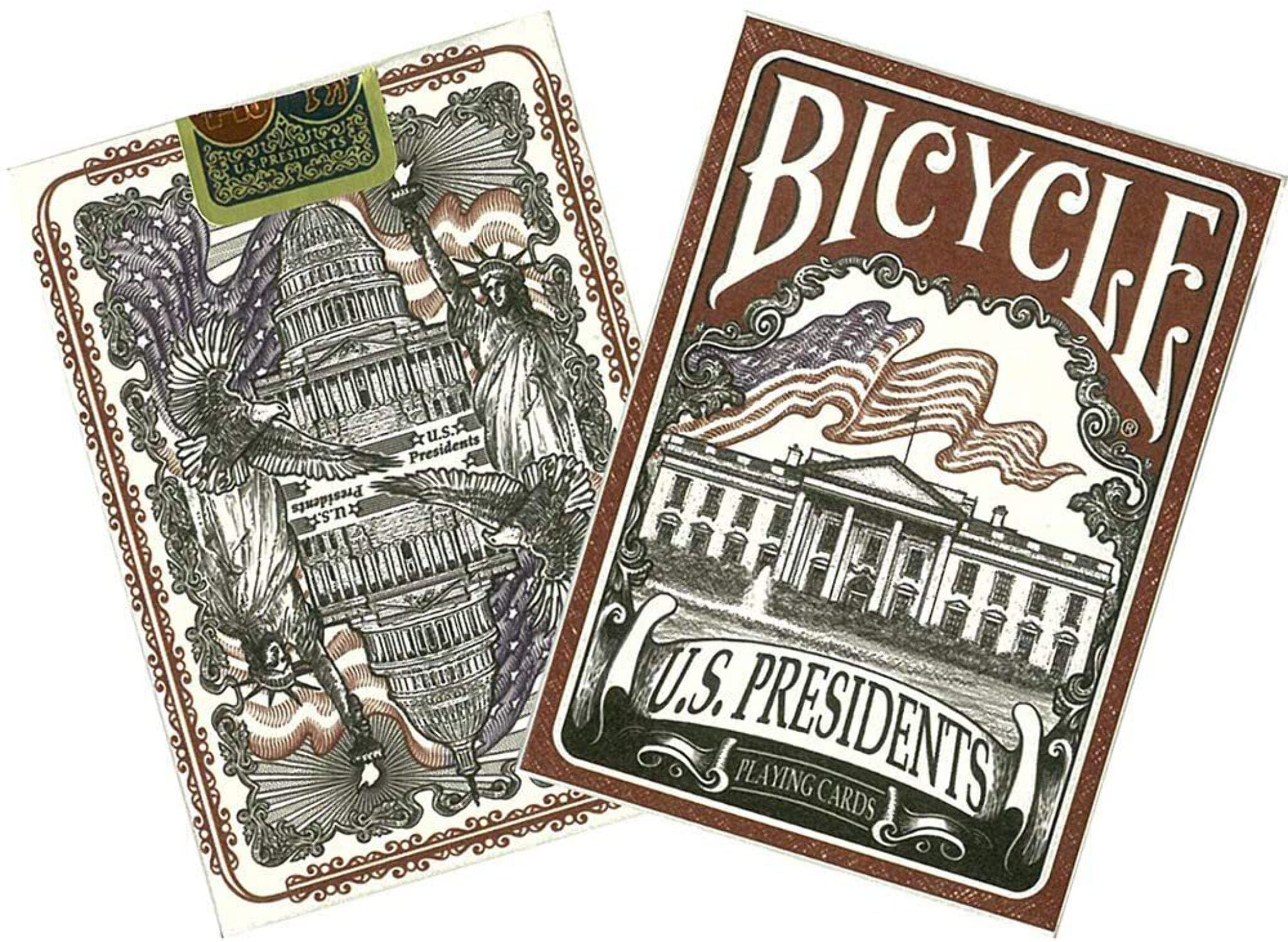 Bicycle Us Presidents Playing Cards with 44 Presidents 4 First Ladies ...