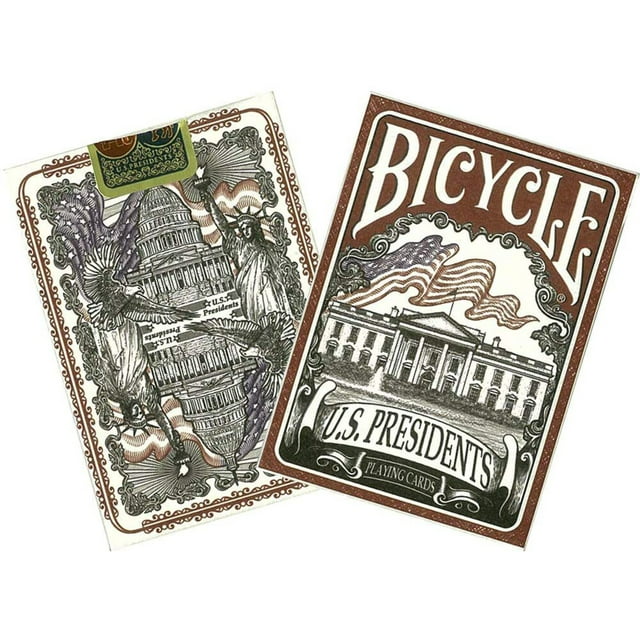 Bicycle Us Presidents Playing Cards with 44 Presidents 4 First Ladies ...