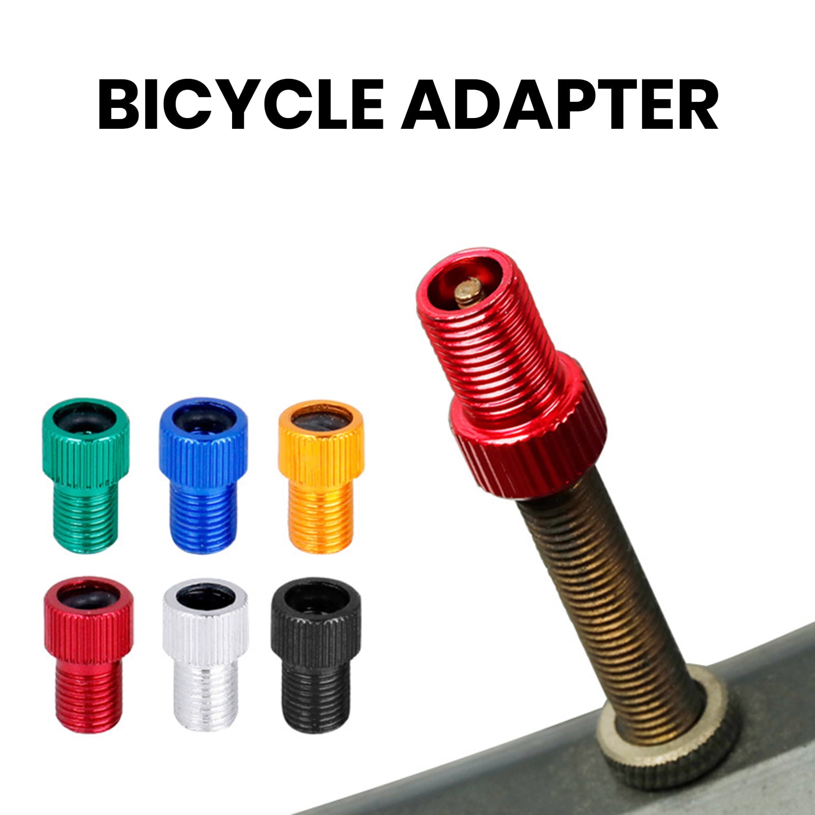 Bicycle Valve Adapter Presta to Schrader Valve Converter Rustproof ...