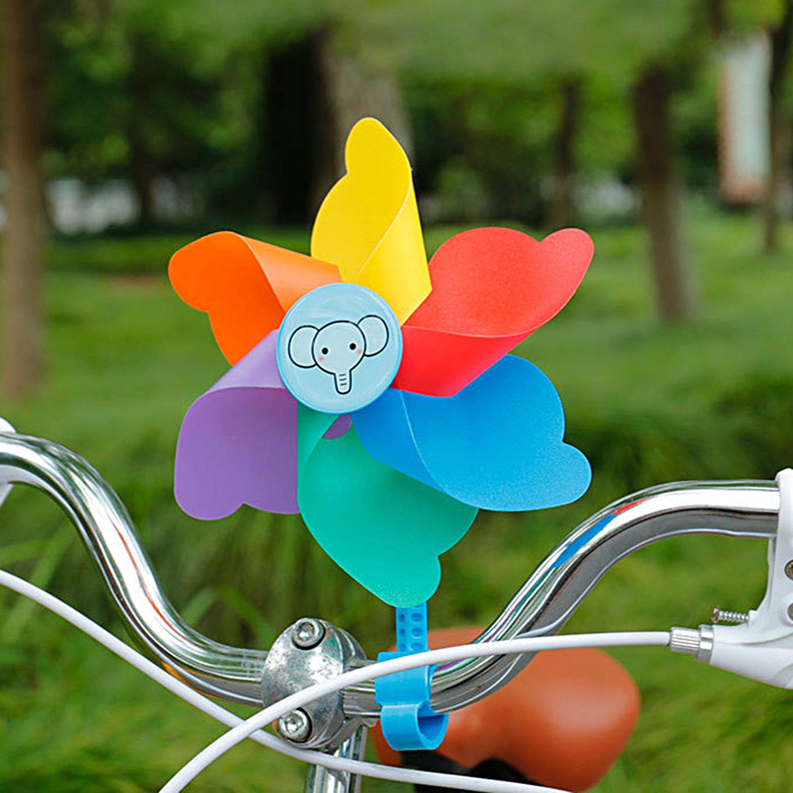 Bicycle Windmill Cartoon Colorful Tassel Universal Flexible Fan Blade ...