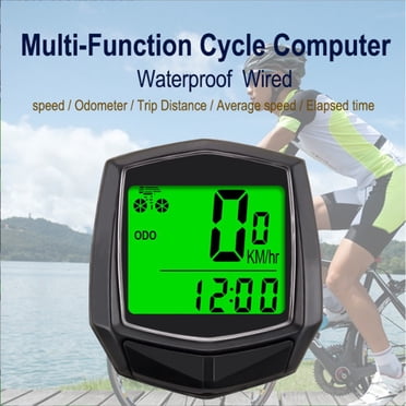 axGear Bike Speedometer Bicycle Speed Meter Digital Odometer Waterproof ...