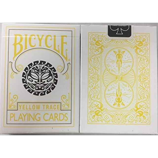 Bicycle Yellow Trace Playing Cards Sun Moon Design - Walmart.com