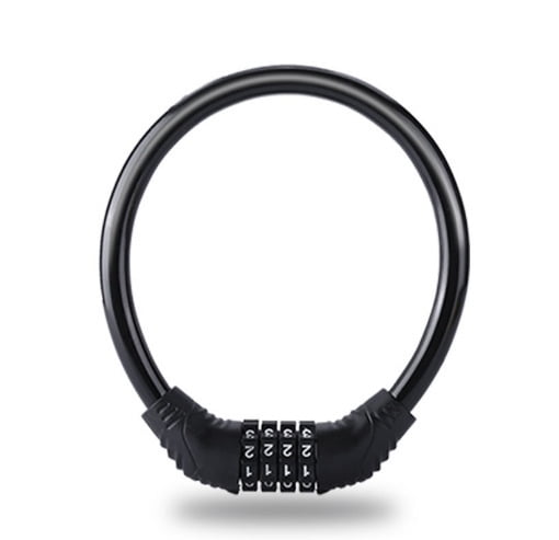 Bicycle combination lock wire lock mountain bike four-digit combination ...