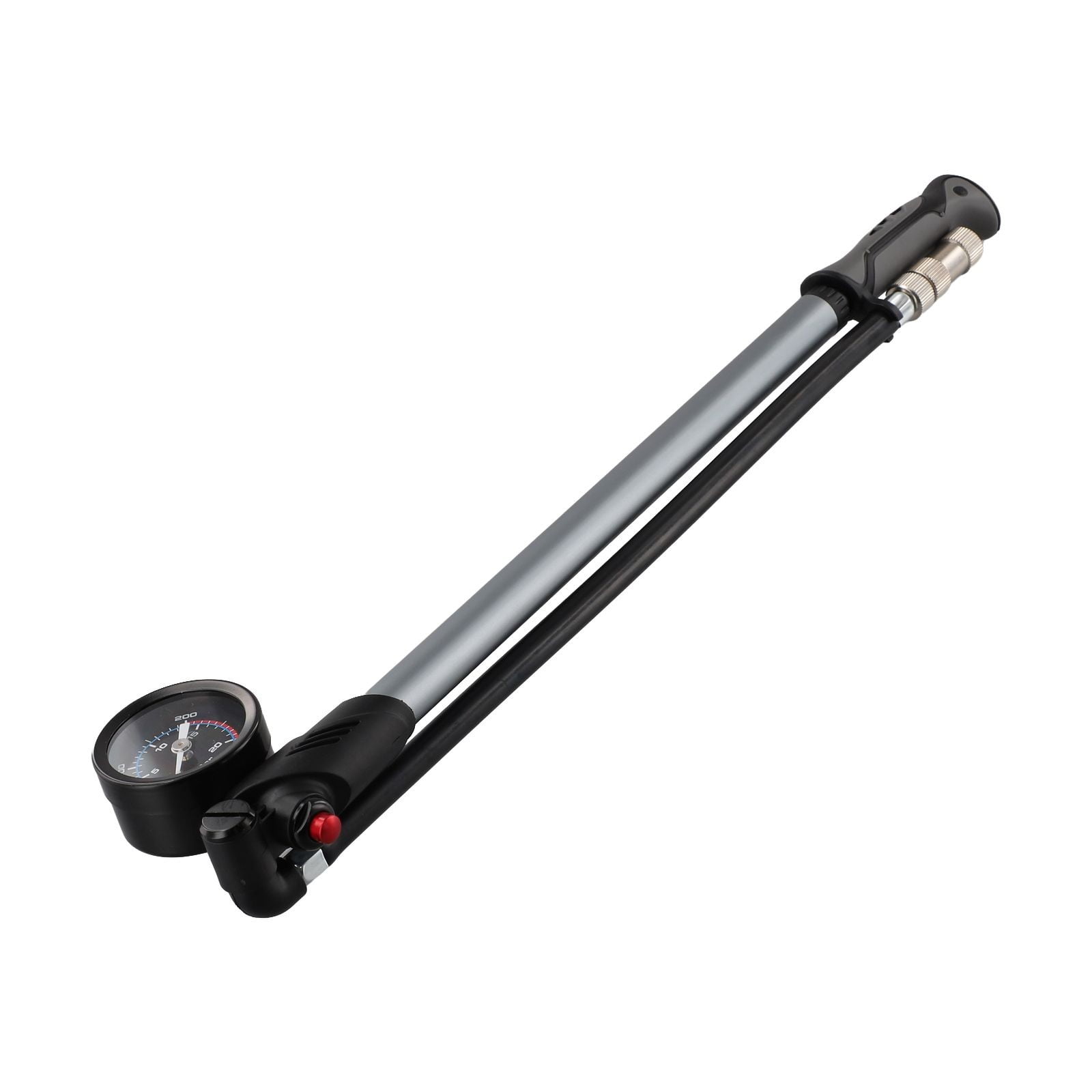 Bicycle front fork pump aluminum alloy with gauge high pressure pump B ...