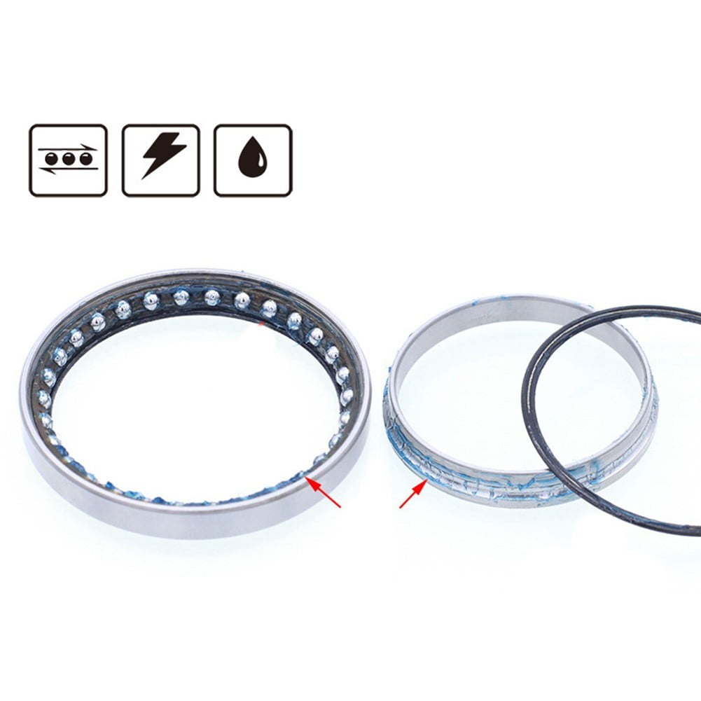 Bicycle headset bearing replacement kit upper bearing steel 41mm size for Mountain Bikes Repair ...