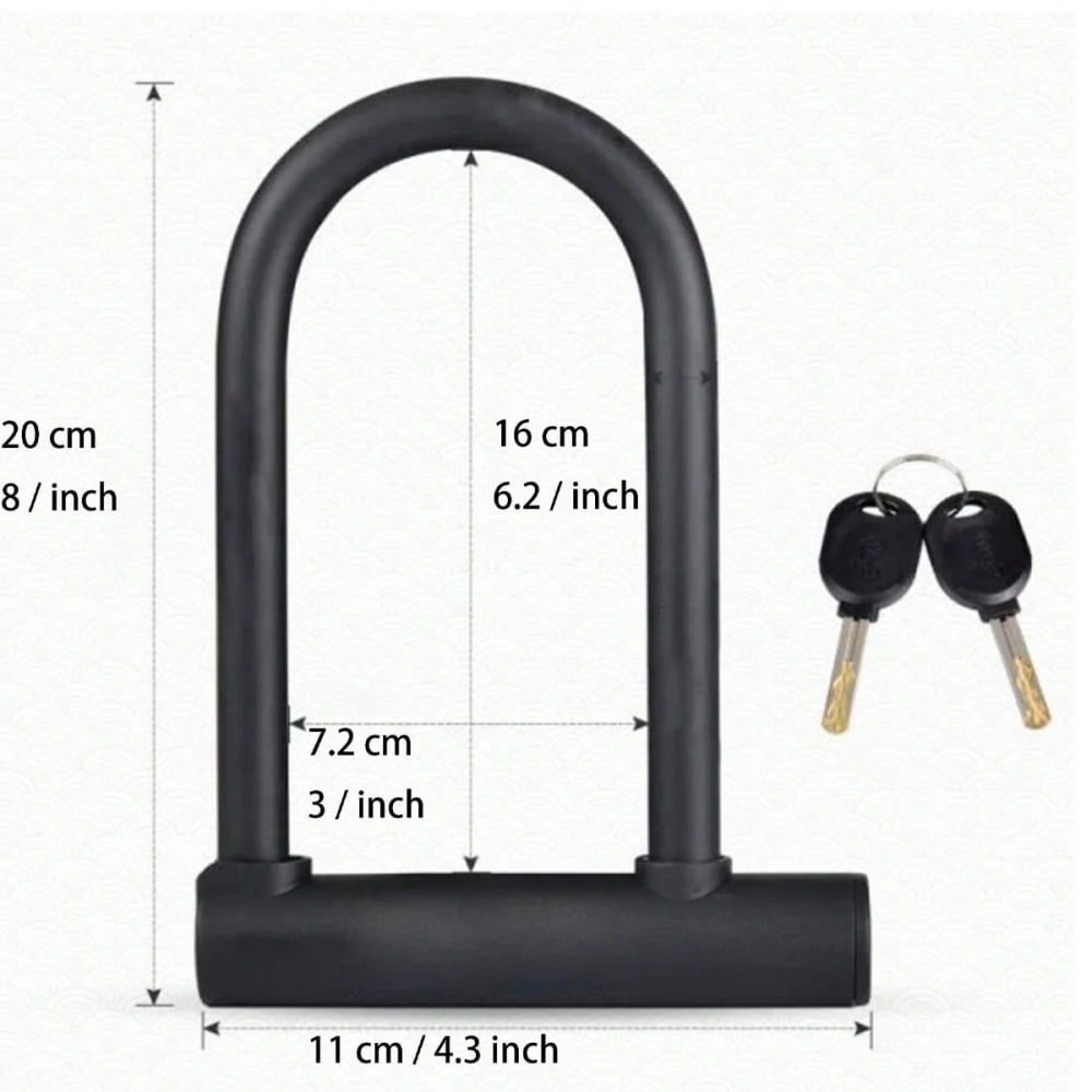 Bicycle lock mountain bike anti-theft U-shaped lock electric car ...