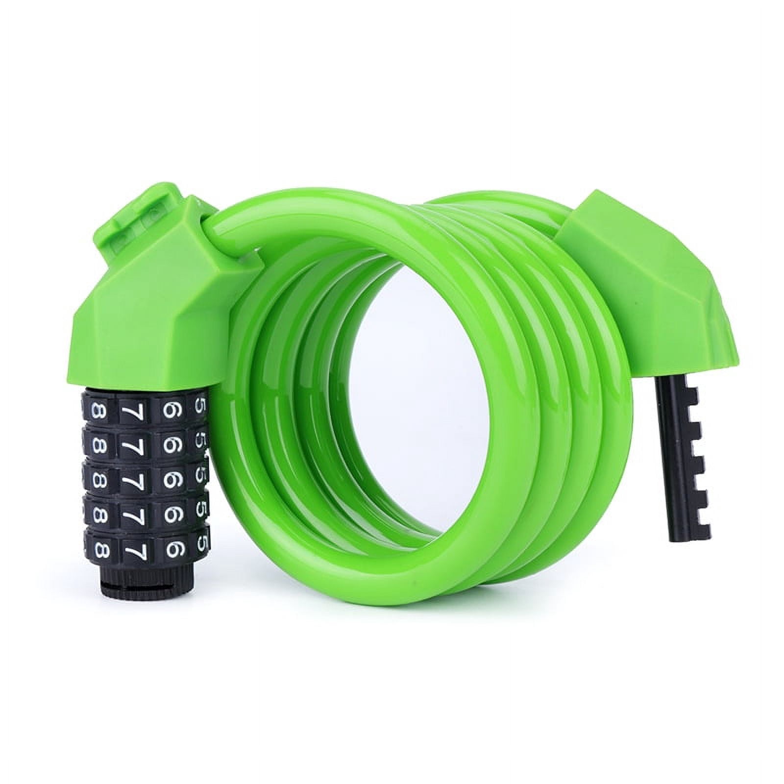 Bicycle lock riding equipment five-digit password transparent bold ...