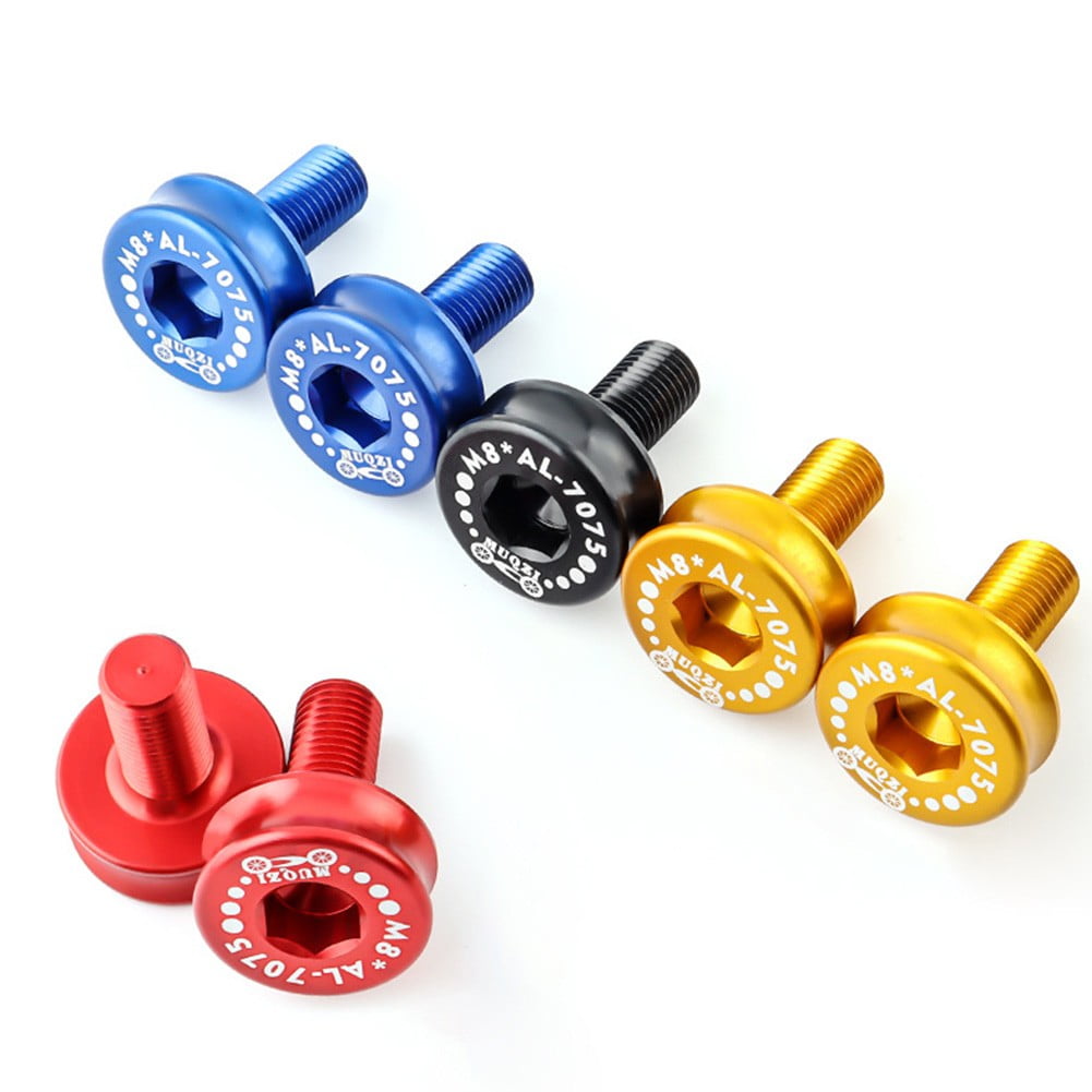 Bicycle square hole crank center shaft screw aluminum alloy M8 1PC ...