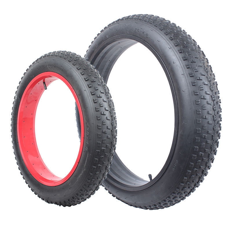 Bicycle tires, snow tires, inner and outer tires, straight mouth 20 inch wide body inflatable ...