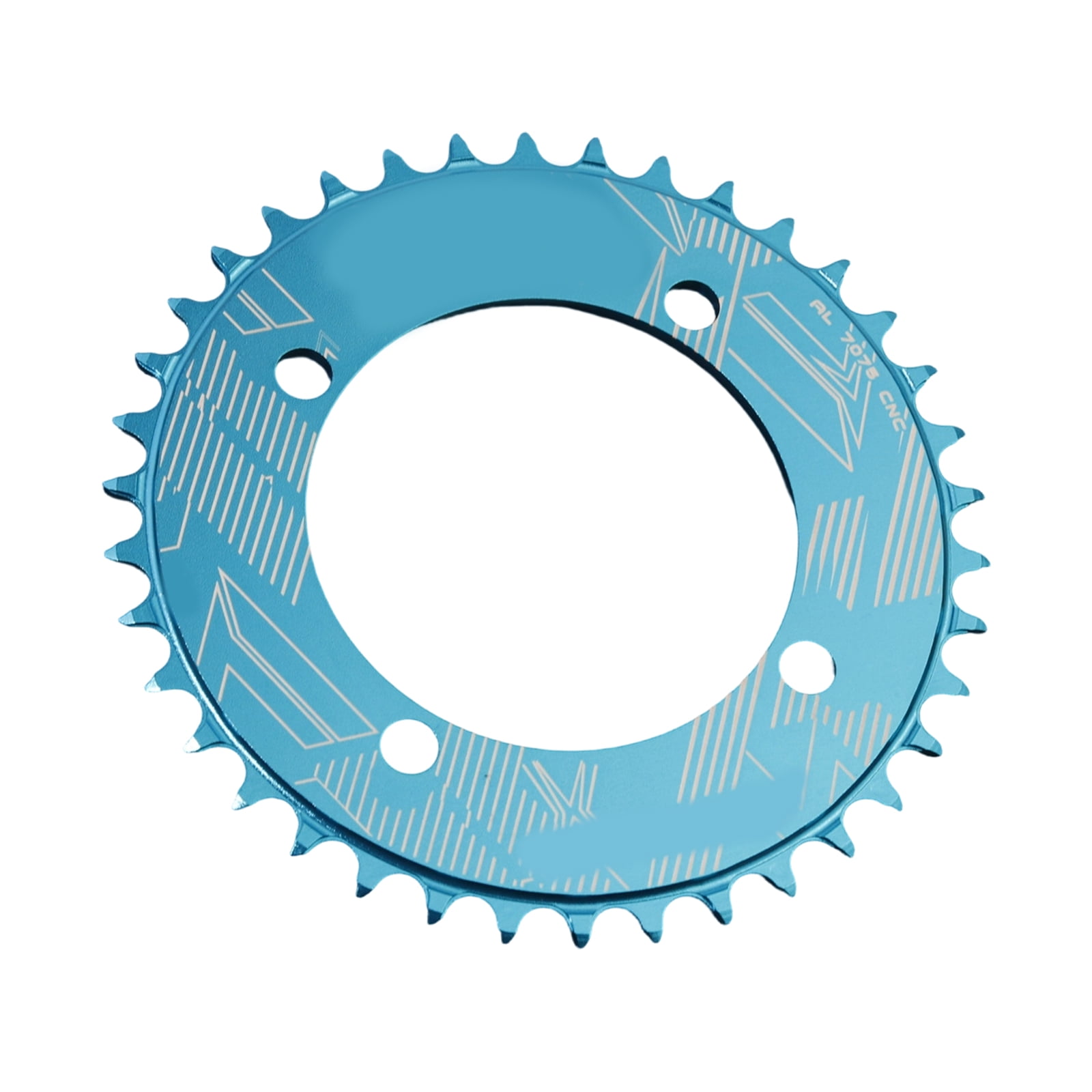Bicycles 104BCD Crank Narrow Wide Chainring 32T/34T/36T/38T Aluminum ...