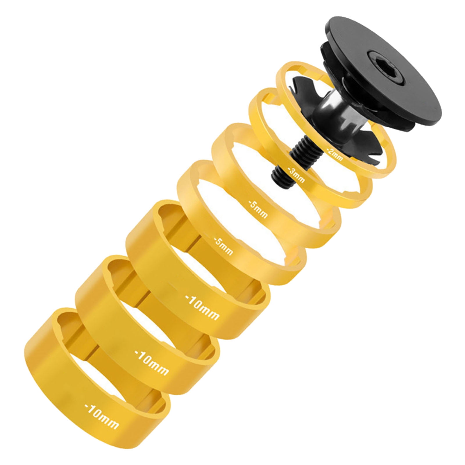 Bicycles Front Fork Headsets Spacers Headsets Washer Aluminum Alloy ...