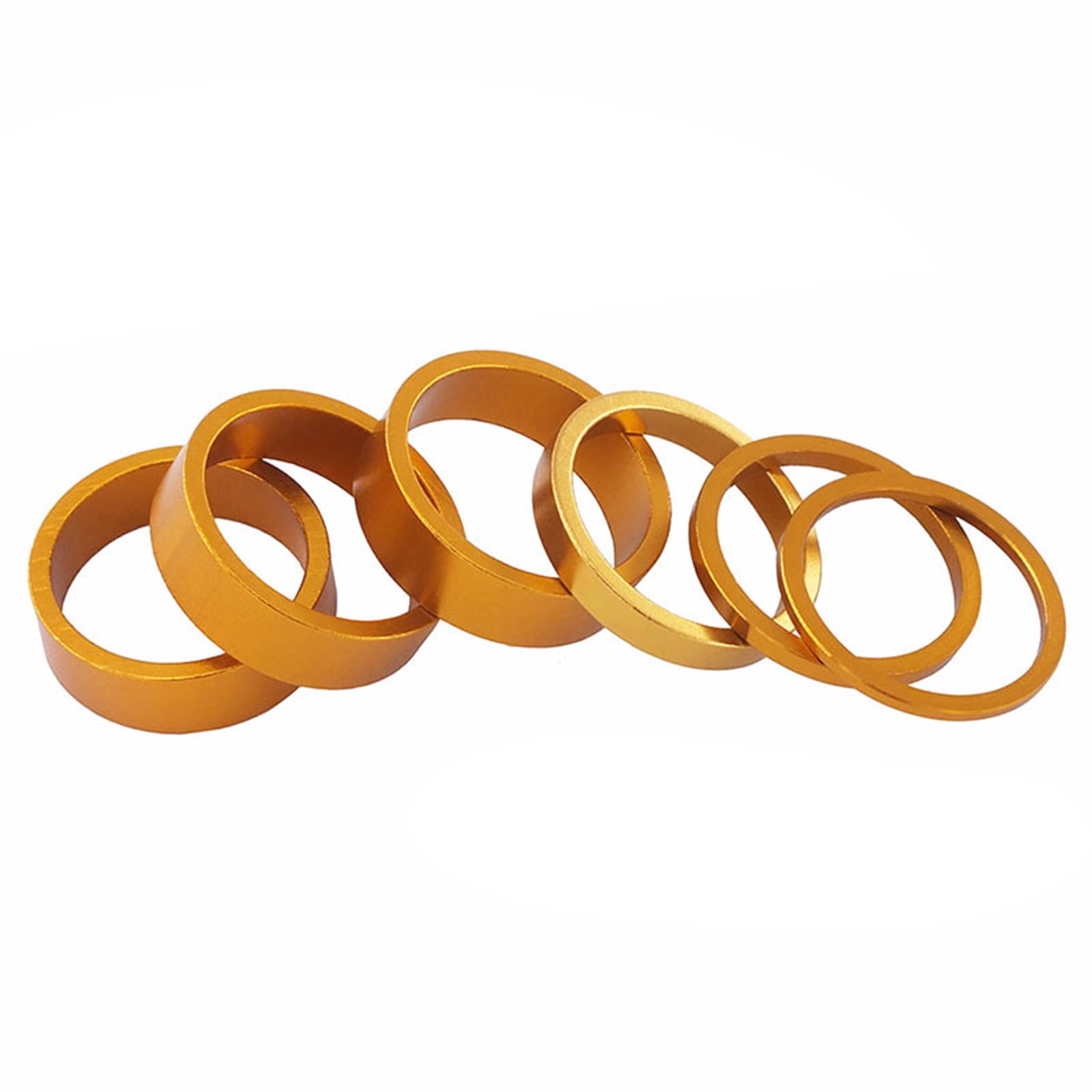 Bicycles Front Fork Washer Aluminum Alloy Spacers Bike Headsets Stem ...