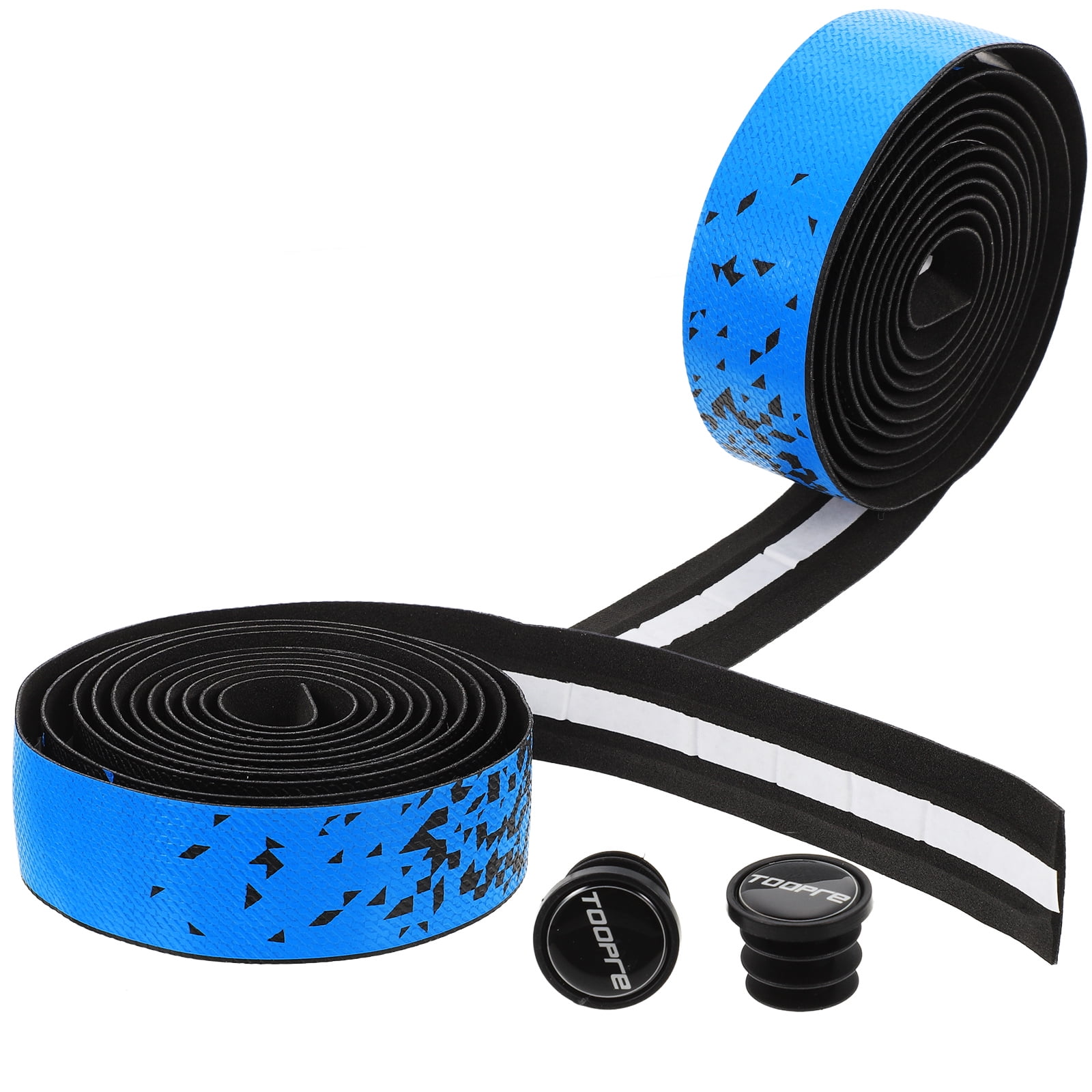 Bicycles Handlebar Wraps Tape Black Handles Non Skid Fabric Bike Ends ...