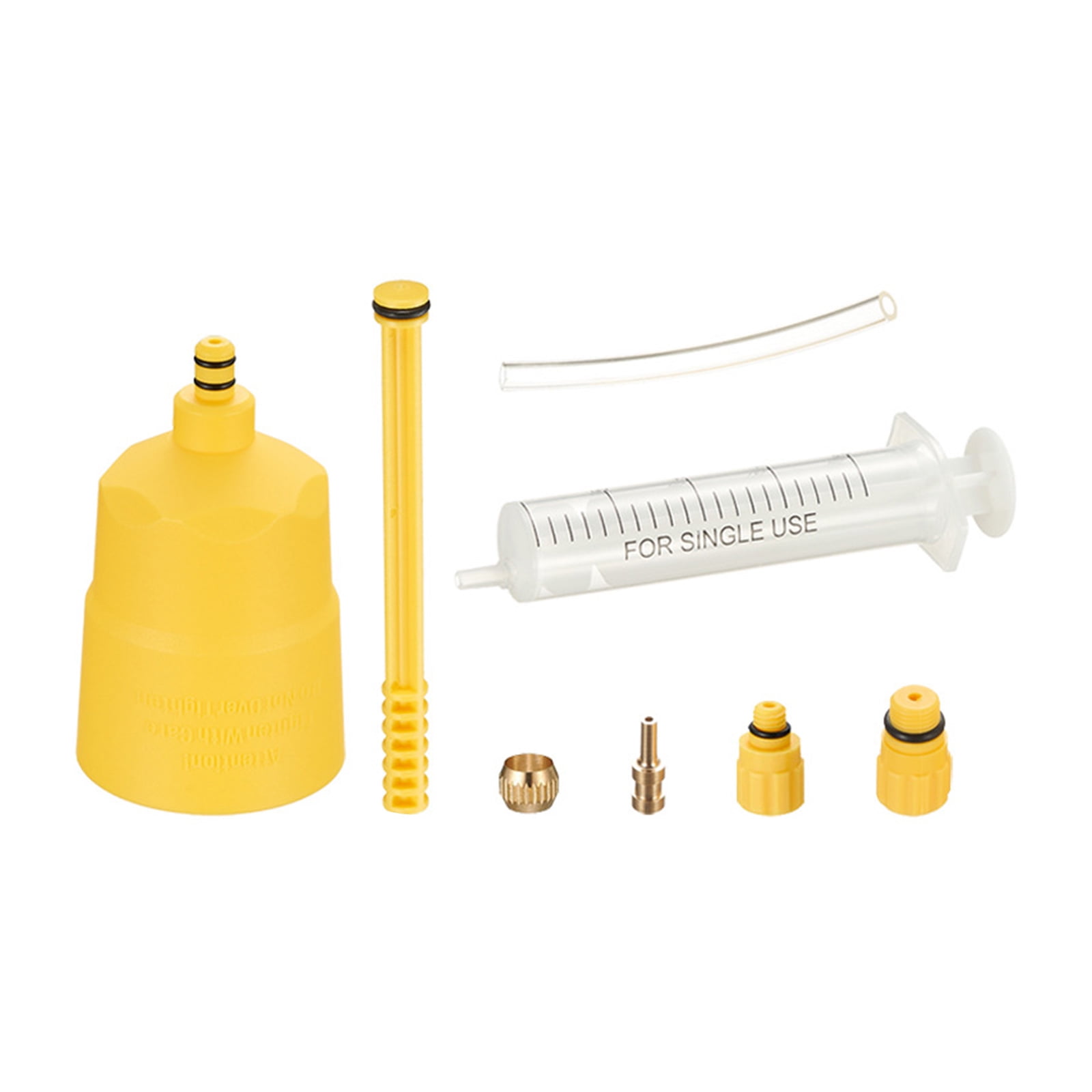Bicycles Hydraulic Disc Brake Mineral Oil Bleeds Set Bleeder Hydraulic ...