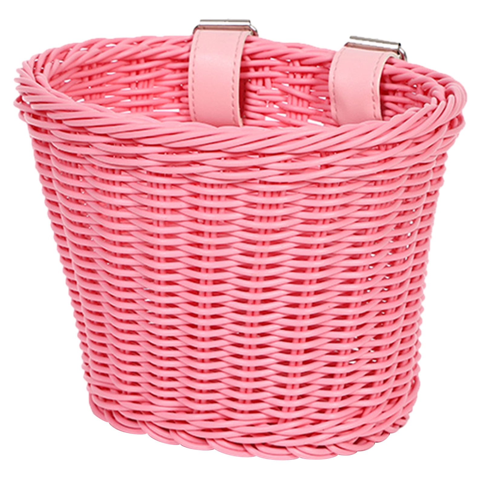Bicycles Wicker Basket Front Handlebars Basket with Adjust able Belt ...