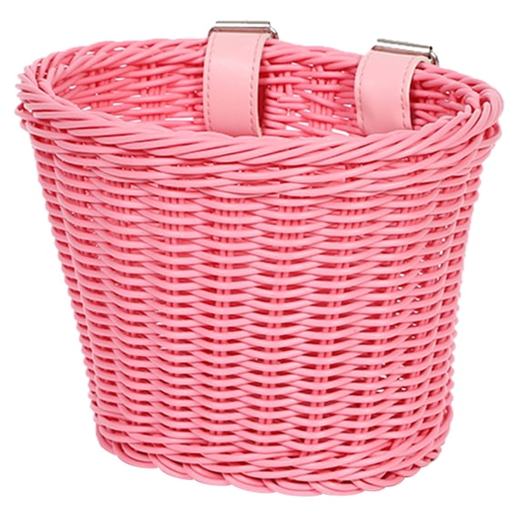 Bicycles Wicker Basket Front Handlebars Basket with Adjust able Belt ...