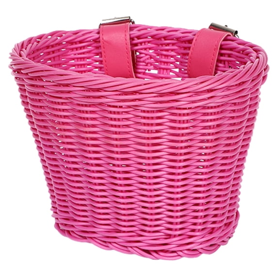 Bicycles Wicker Basket Front Handlebars Basket with Adjust able Belt ...