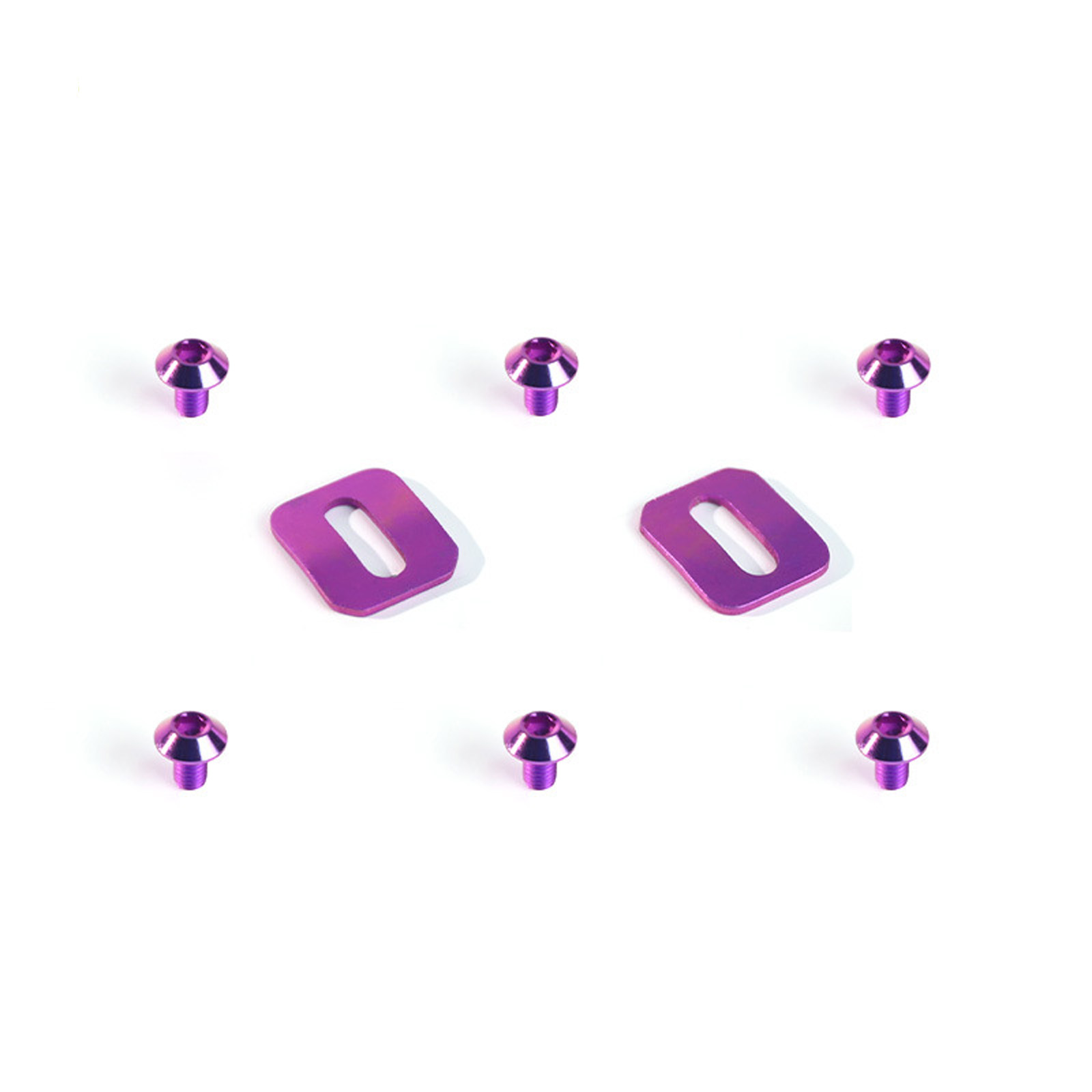 Bicycless Cleat Screws Metal Alloys Universals Bicycles Lock Plate ...