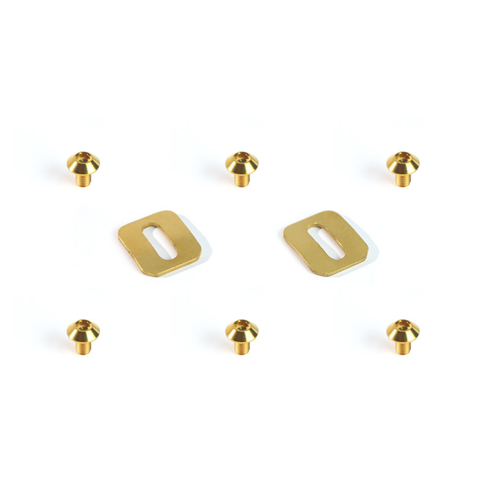 Bicycless Cleat Screws Metal Alloys Universals Bicycles Lock Plate ...