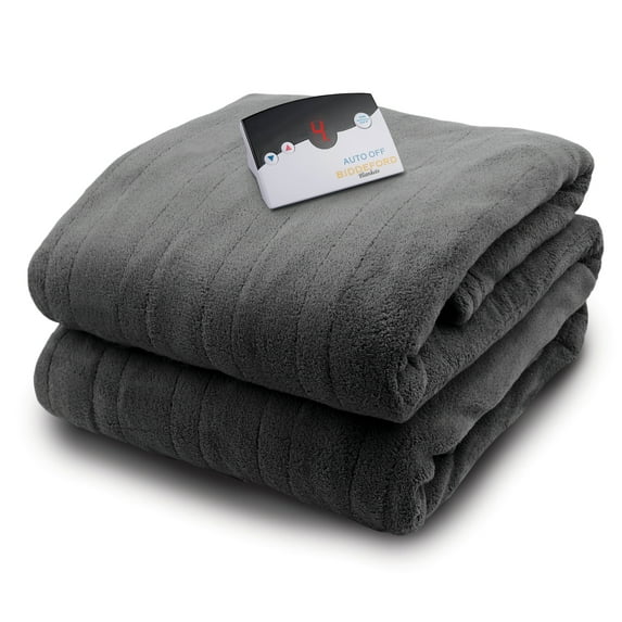 Biddeford Queen Size Micro Plush Electric Heated Blanket with Digital ...